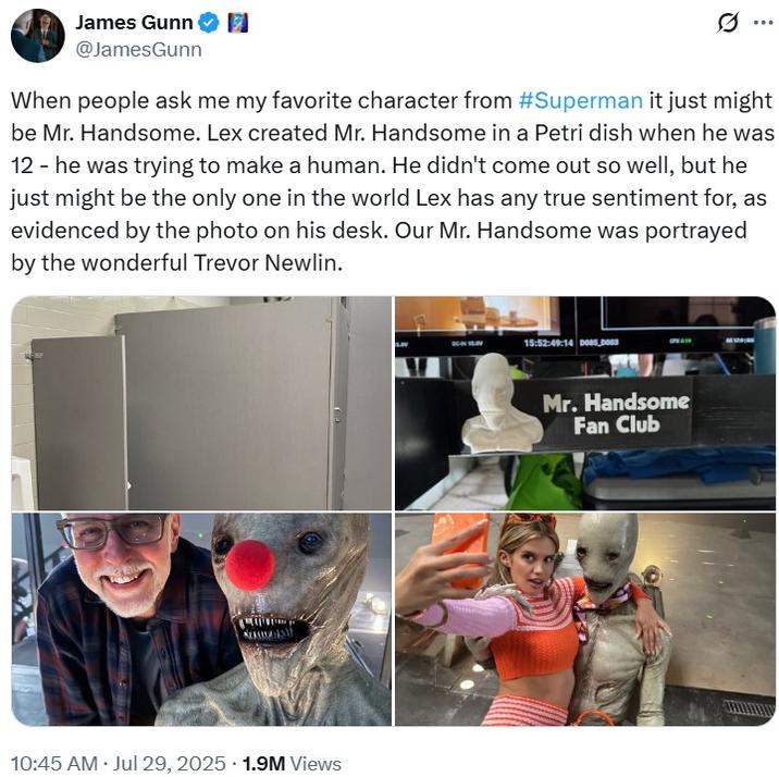 Lex created Mr. Handsome in a Petri dish when he was 12 - he was trying ...