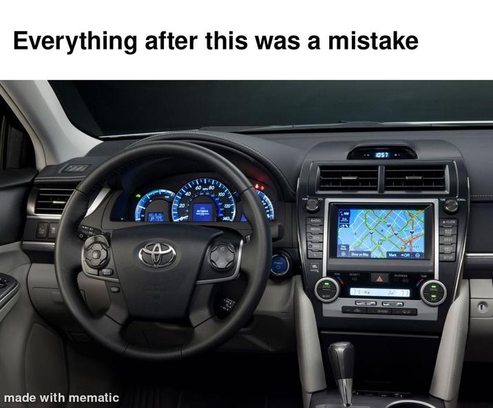 7 gen camry was peak | /r/memes | Know Your Meme