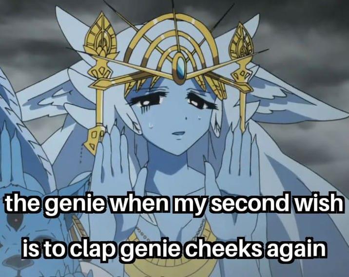 Please Pretty Genie | Know Your Meme