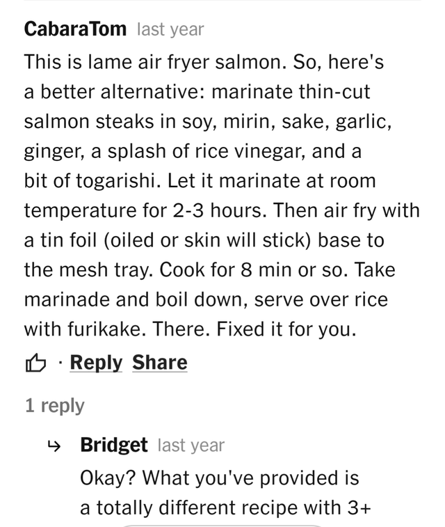 These 25 Recipe Reviews Expose Some Terrible Chefs | Know Your Meme