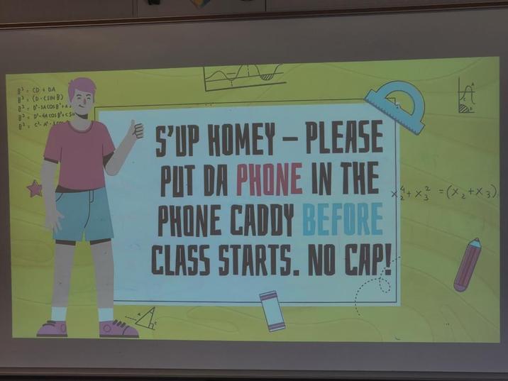 In a 10th grade math class | Know Your Meme
