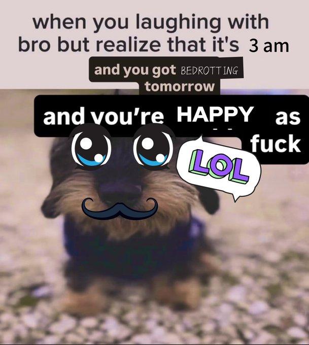 when you realize ur happy af | When You Laughing With Bro | Know Your Meme
