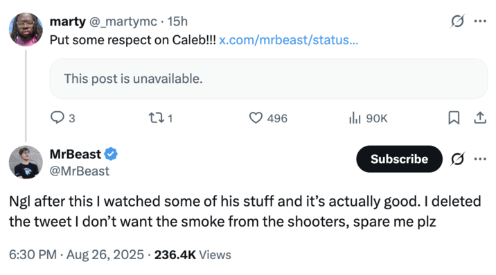 MrBeast's Caleb Hearon Tweet Controversy | Know Your Meme