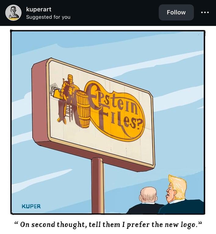 Epstein Files? | Cracker Barrel New Logo Change | Know Your Meme