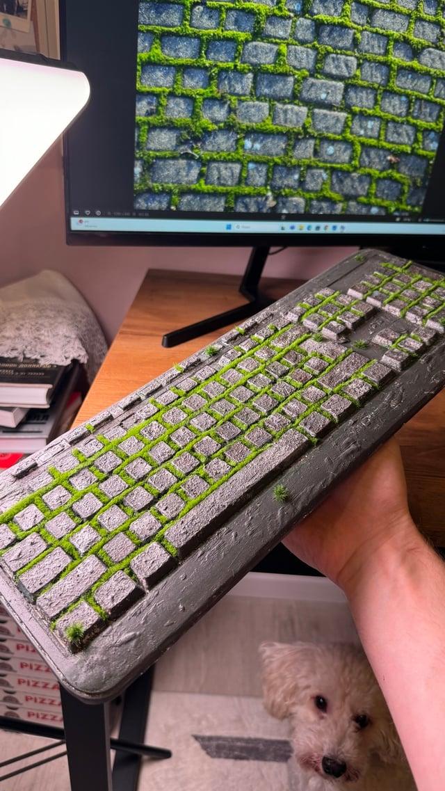 The grass keyboard | DIY Fails | Know Your Meme