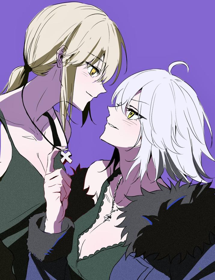 Saber Alter & Jeanne d'Arc Alter by Woodsheep | Know Your Meme