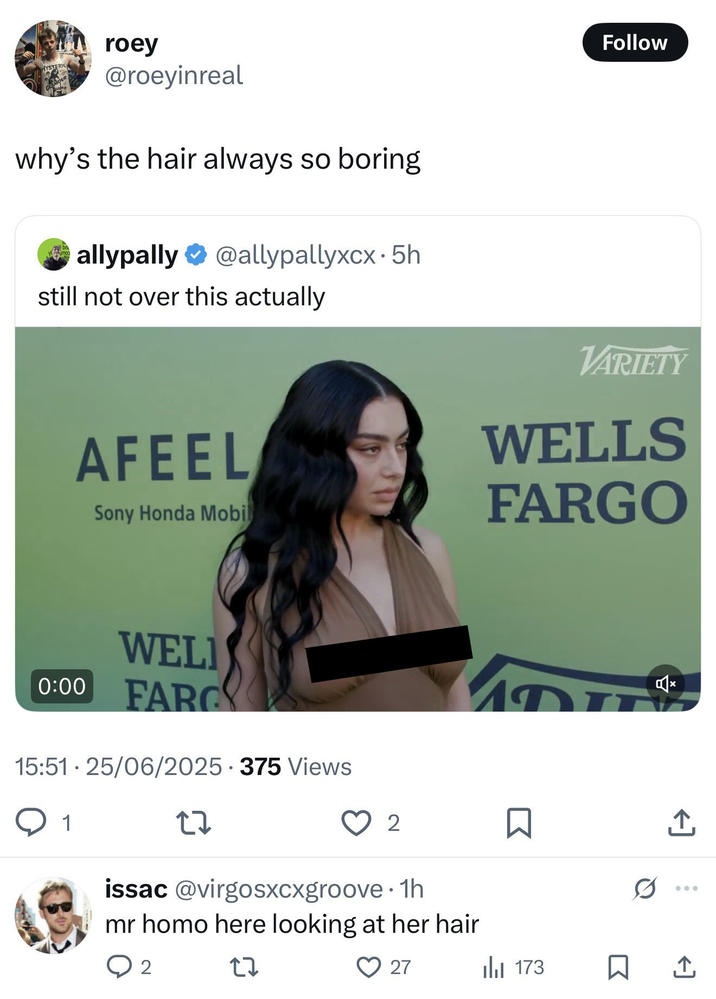 The original "Mr. H--- Over Here Looking at Her Hair" tweet | Know Your Meme