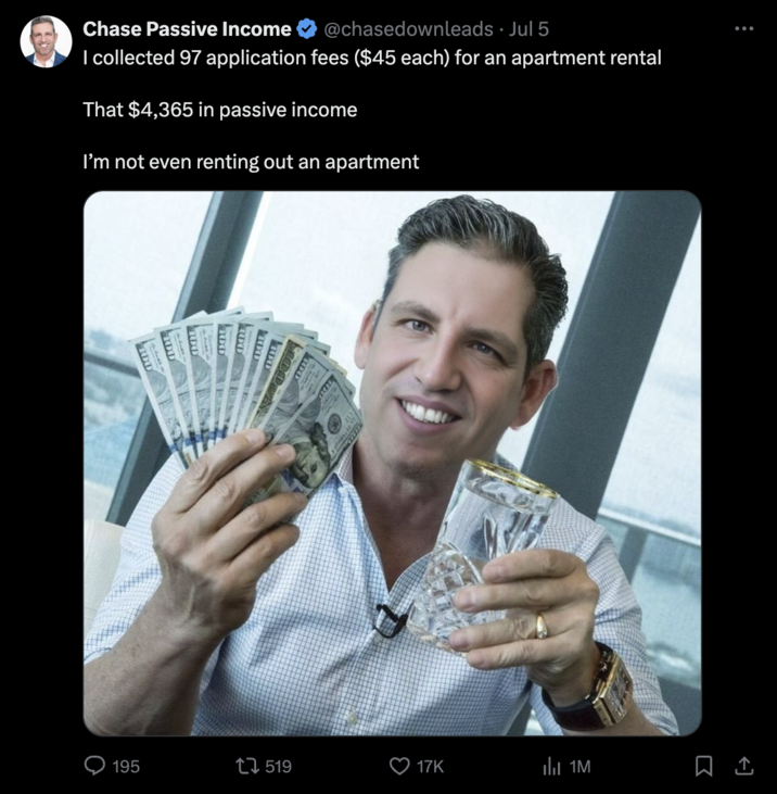 Chase Downleads Shares 22 Tweets On How To Make Passive Income... Sort ...