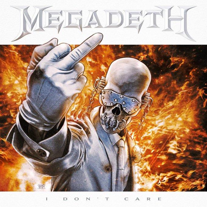 Megadeth "I Don't Care" Single Cover / Middle Finger Skeleton | Know ...