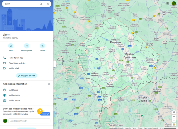 A Eurovision Fan Marked Kosovo As Property Of Zjerm, Albania's 2025 ...