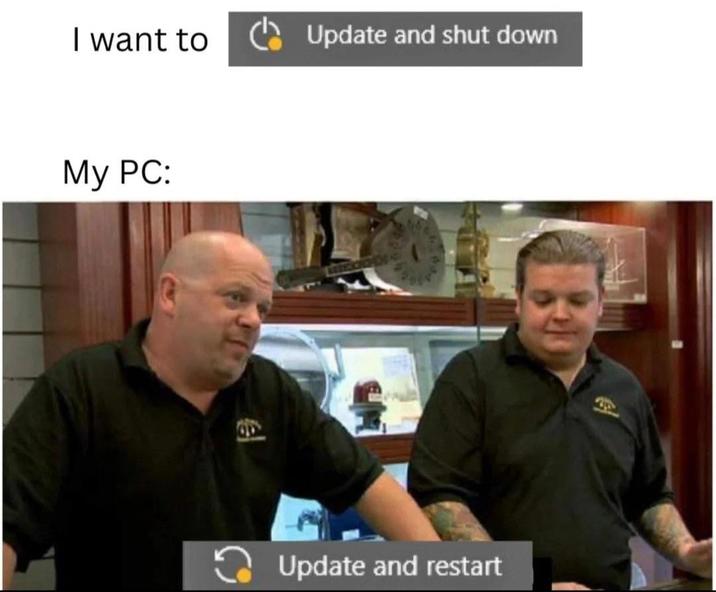 Shutdown or Restart? | /r/memes | Know Your Meme