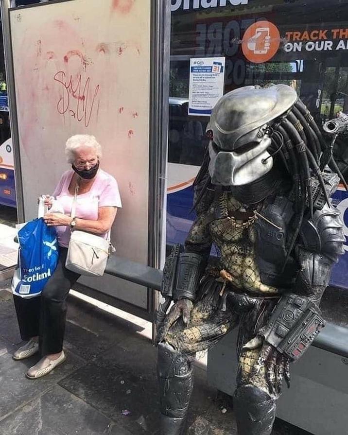 Public transportation | Predator | Know Your Meme