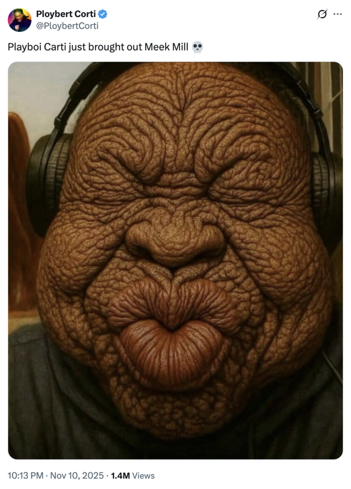 Playboi Carti just brought out Meek Mill 💀 | Grotesque IShowSpeed Face ...