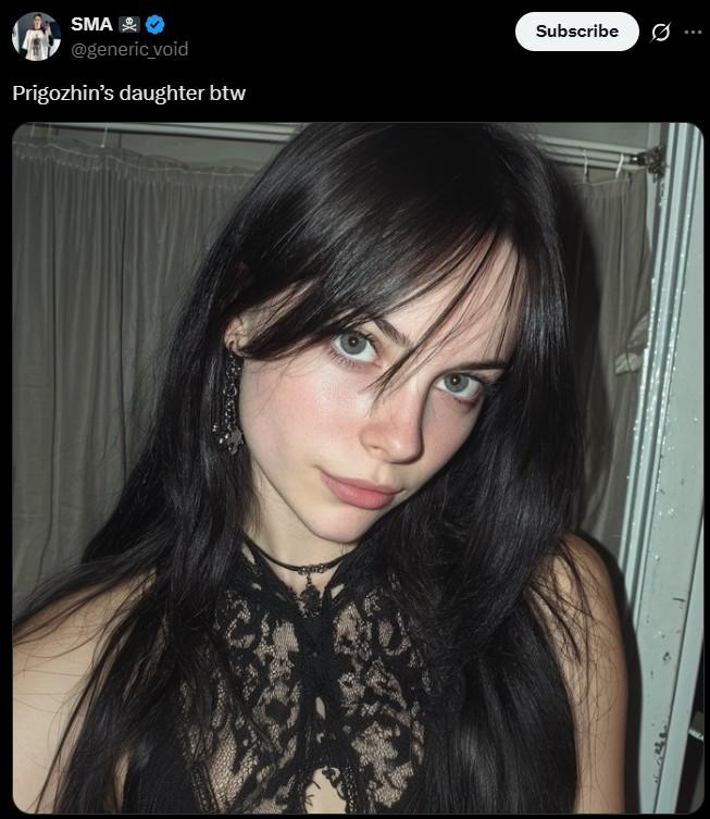 Prigozhin’s daughter btw | Steve Jobs Daughter BTW | Know Your Meme
