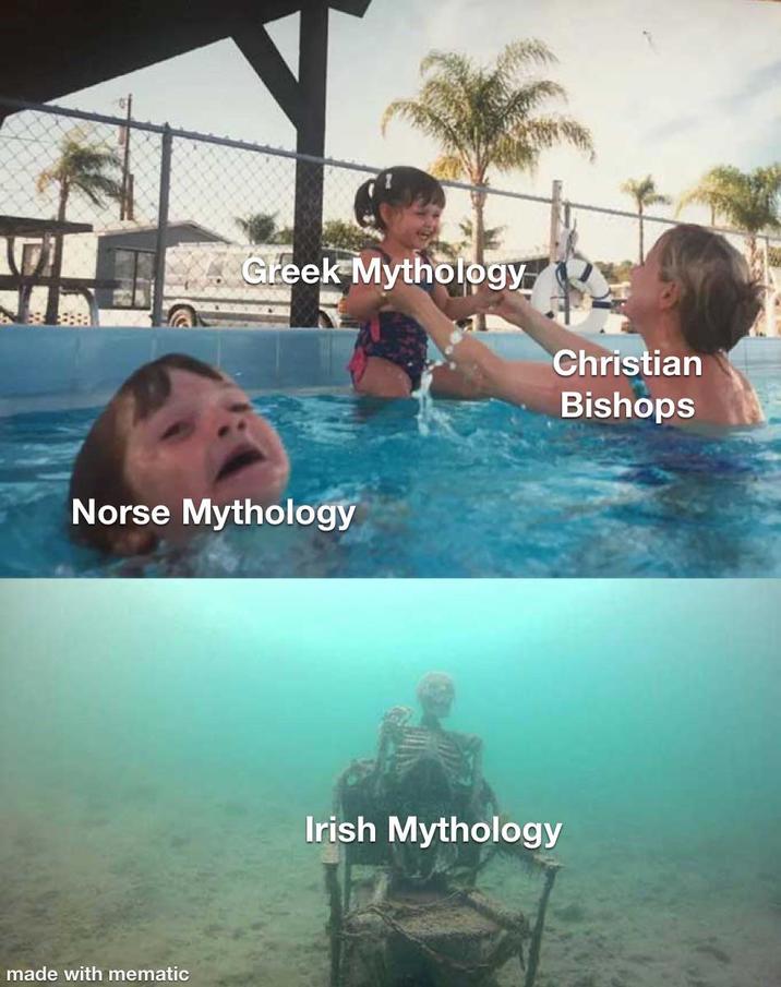 We don’t even have ONE primary source for Irish myths | History Memes ...