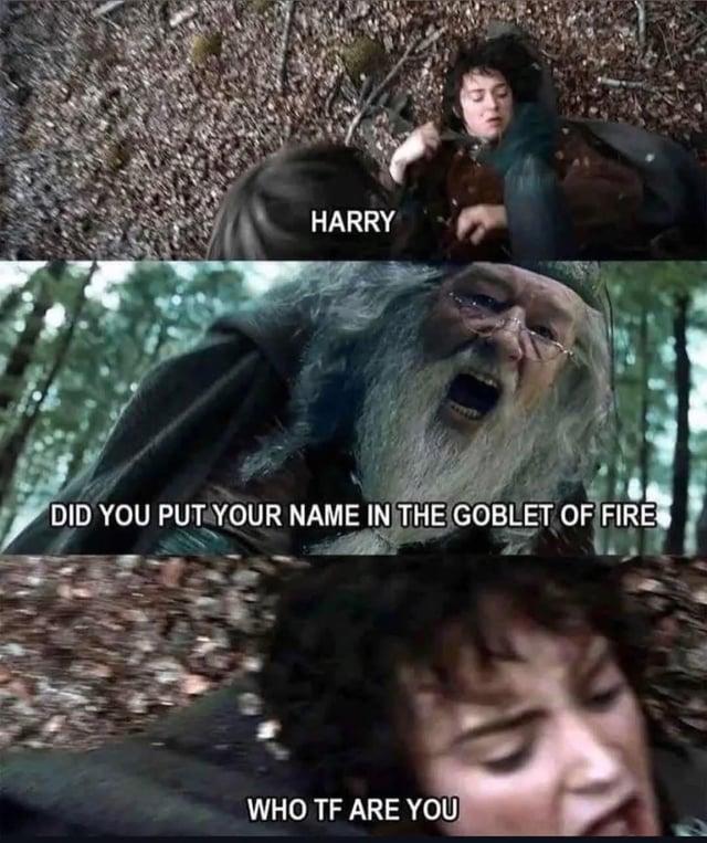 "Use the force, Harry" - Gandalf | Know Your Meme