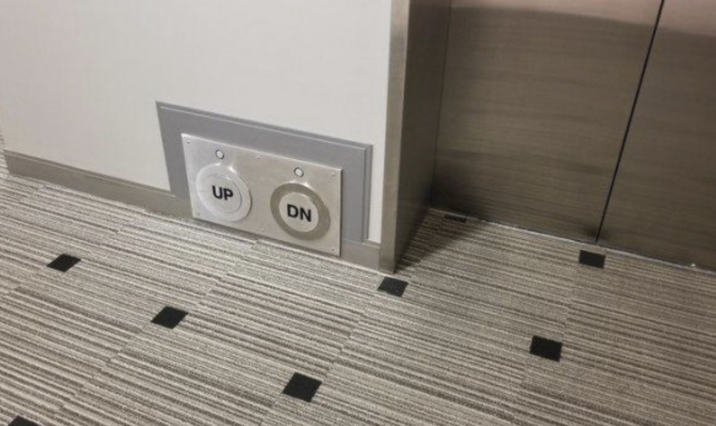Elevator kick buttons | Know Your Meme