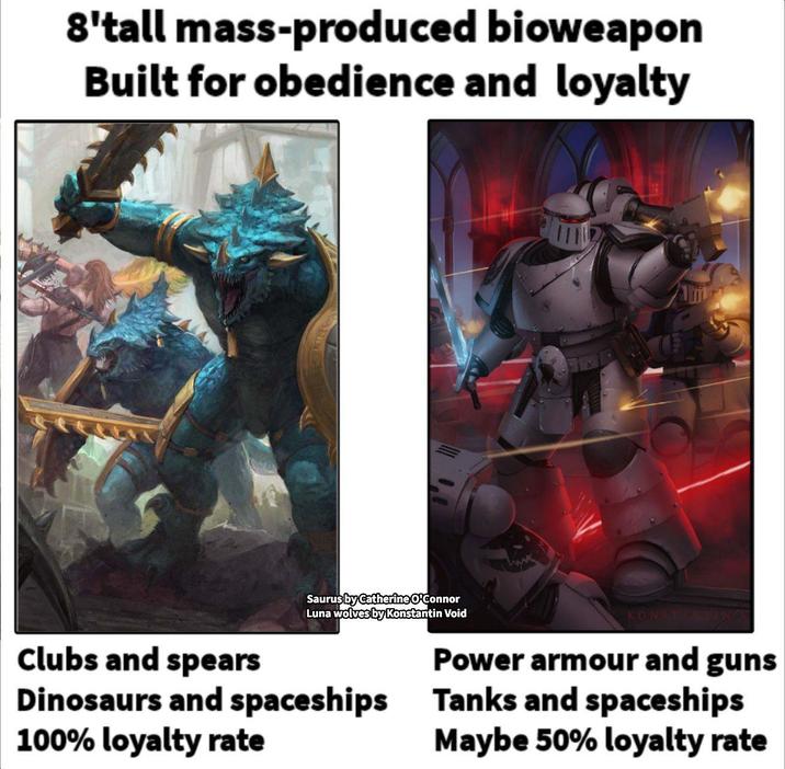 The Old Ones looked at the Saurus they have made, and saw that they ...