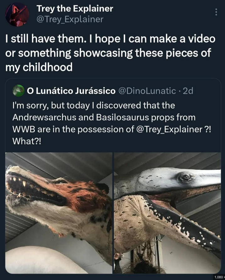 Trey owning WWB props | Paleontology | Know Your Meme