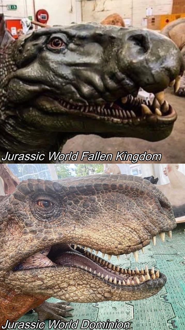 Jurassic world dimetrodon face comparison | Know Your Meme