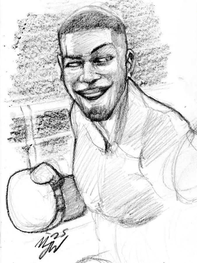 Anthony Joshua smiling fan art | Anthony Joshua Smiling at Jake Paul ...