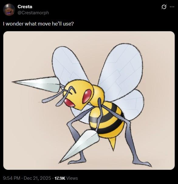 he will use string shot | Beedrill String Shot GIF | Know Your Meme