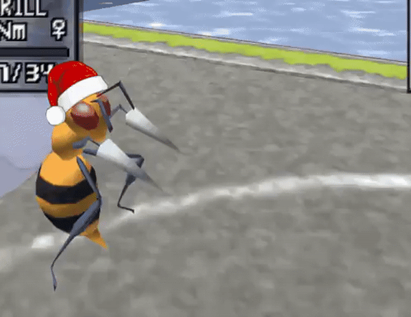 Merry Christmas | Beedrill String Shot GIF | Know Your Meme