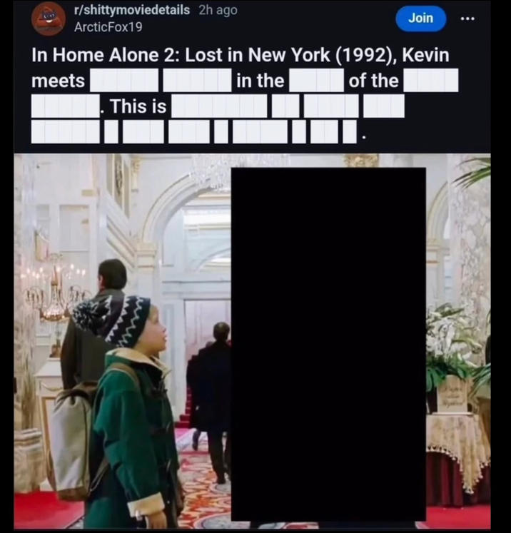 Home alone 2 redacted | Epstein Files | Know Your Meme