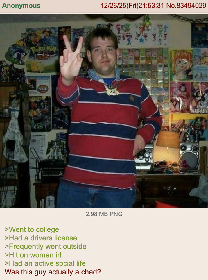 Anon admires Chris Chan. | /r/Greentext | Know Your Meme