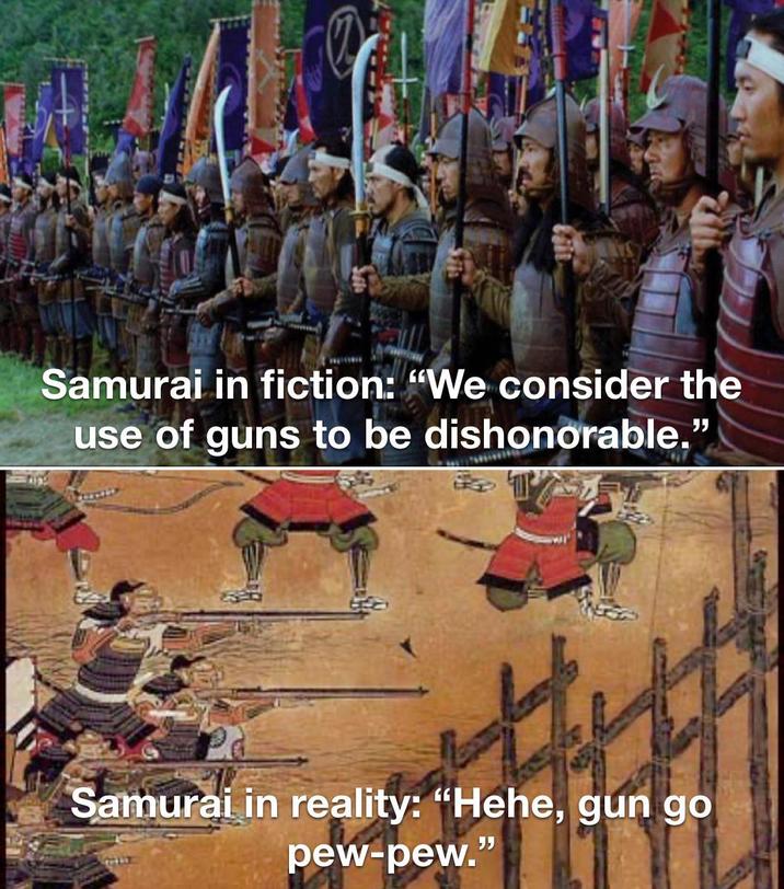 The romanticization of the samurai be-like | History Memes | Know Your Meme