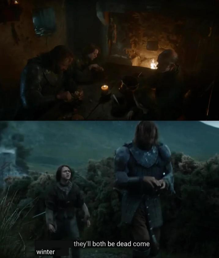 How do you think Clegane should've handled the situation with the ...