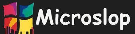 Microslop logo is ai slop is Microsoft now par 3 | Know Your Meme