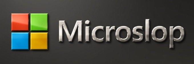 Microslop logo is ai slop is Microsoft now par 4 | Know Your Meme