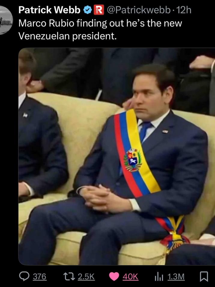 Marco Rubio Finds Out | Marco Rubio Couch Memes | Know Your Meme