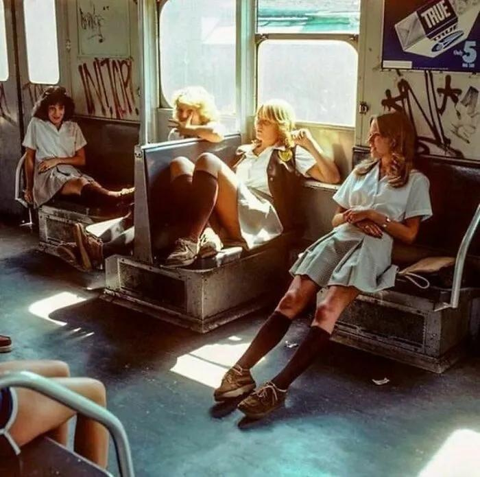 On the subway in NYC, 1970s | History / Nostalgia | Know Your Meme