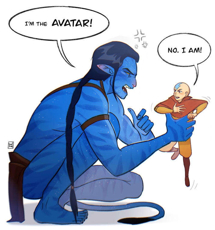 The Avatar and The Avatar | Crossover | Know Your Meme