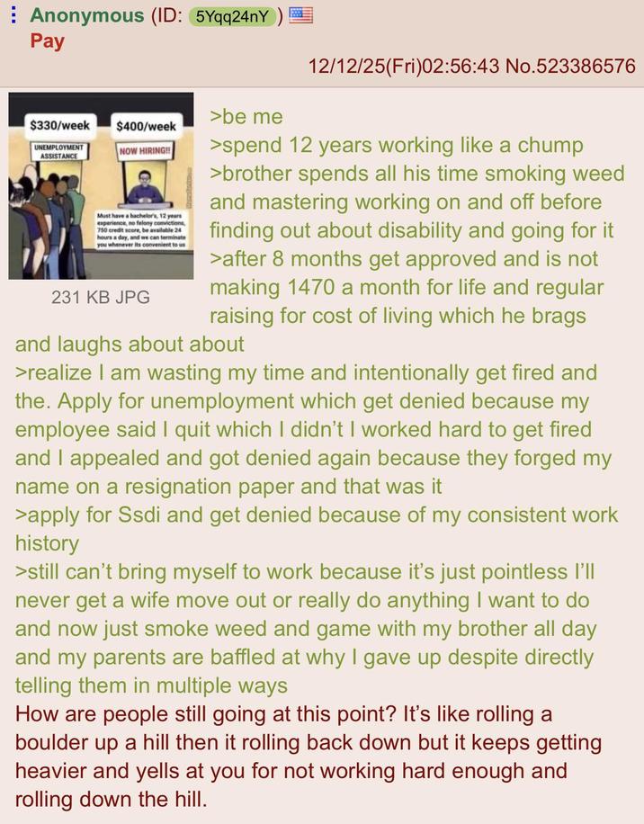 Anon Embraced NEETdom | /r/Greentext | Know Your Meme
