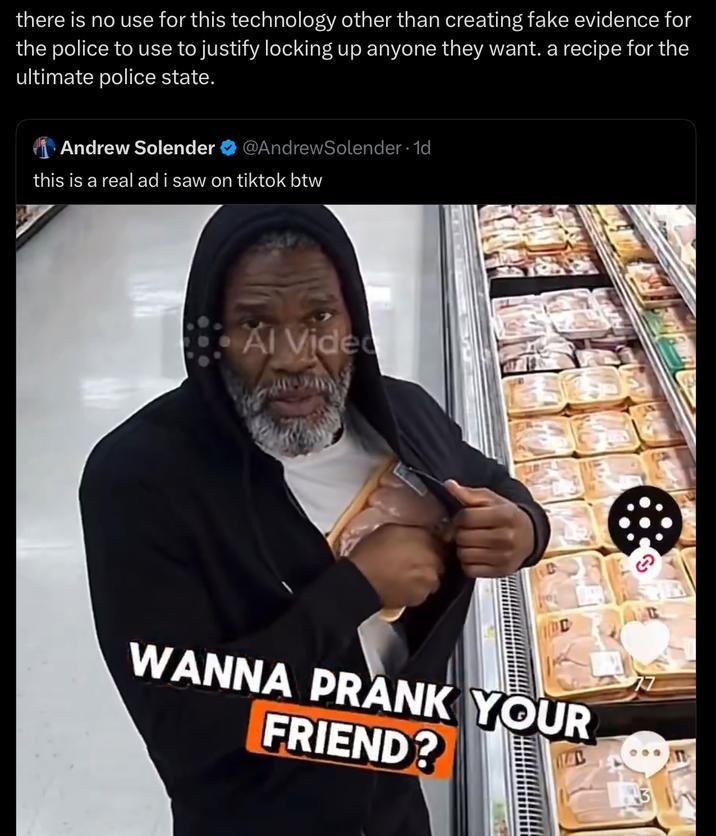 AI videos to fake crimes for the ultimate police state | Know Your Meme