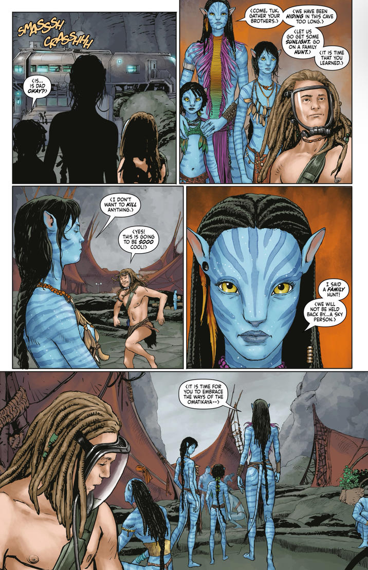 Funny panel from the avatar gap year comic | Know Your Meme