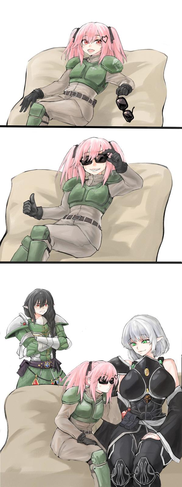 The perfect way to look at an Eldar girl's chest without being caught ...