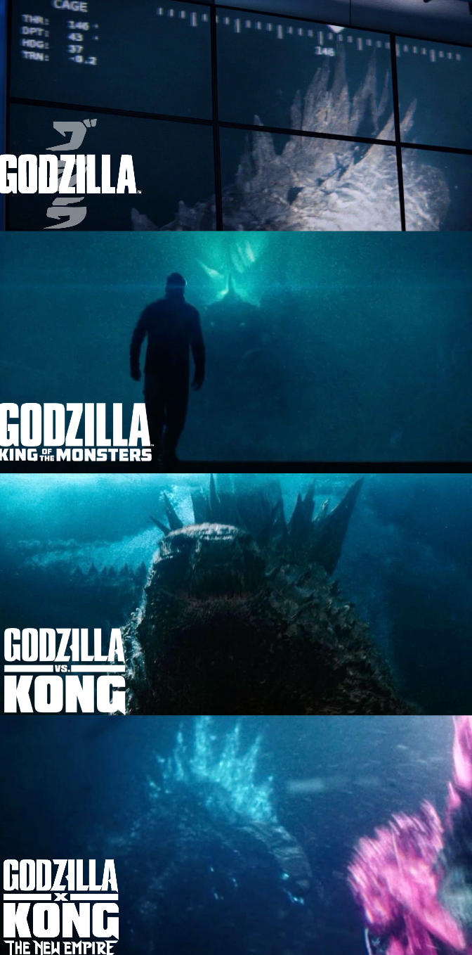 Monsterverse Godzilla underwater | Know Your Meme