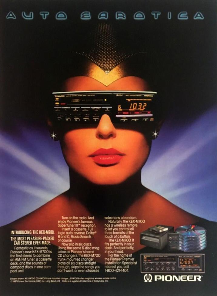 Pioneer Car Stereo, 1987 | Retro Futurism | Know Your Meme