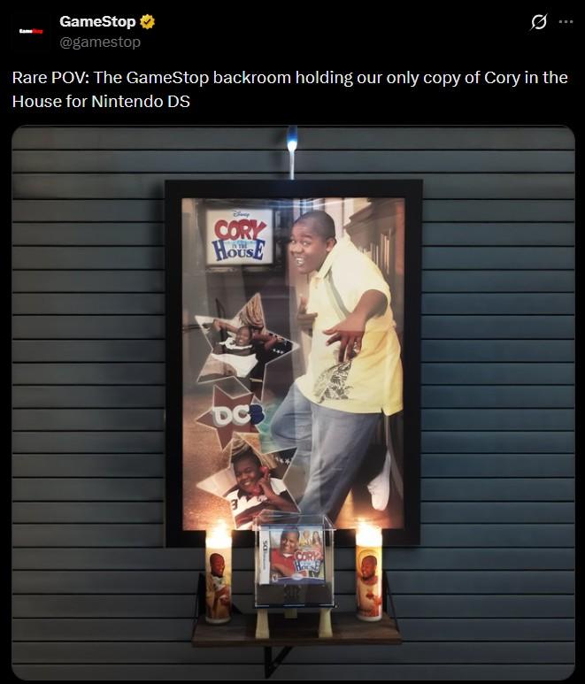 Rare POV: The GameStop backroom holding our only copy of Cory in the ...