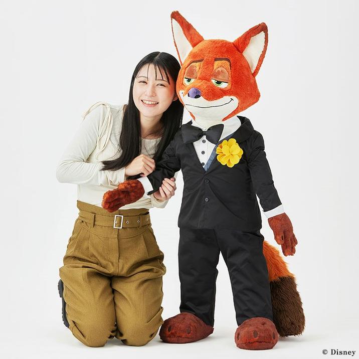 an official Disney life-size plush toy of Nick Wilde | Know Your Meme