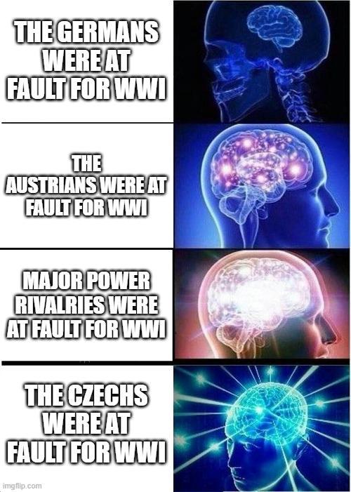 Only TRUE intellectuals know the main cause behind WWI | History Memes ...