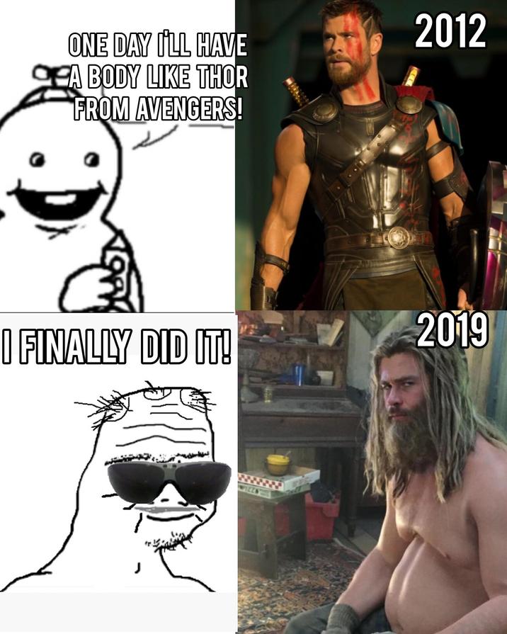 Having a body like Thor was a dream for everyone | /r/memes | Know Your ...