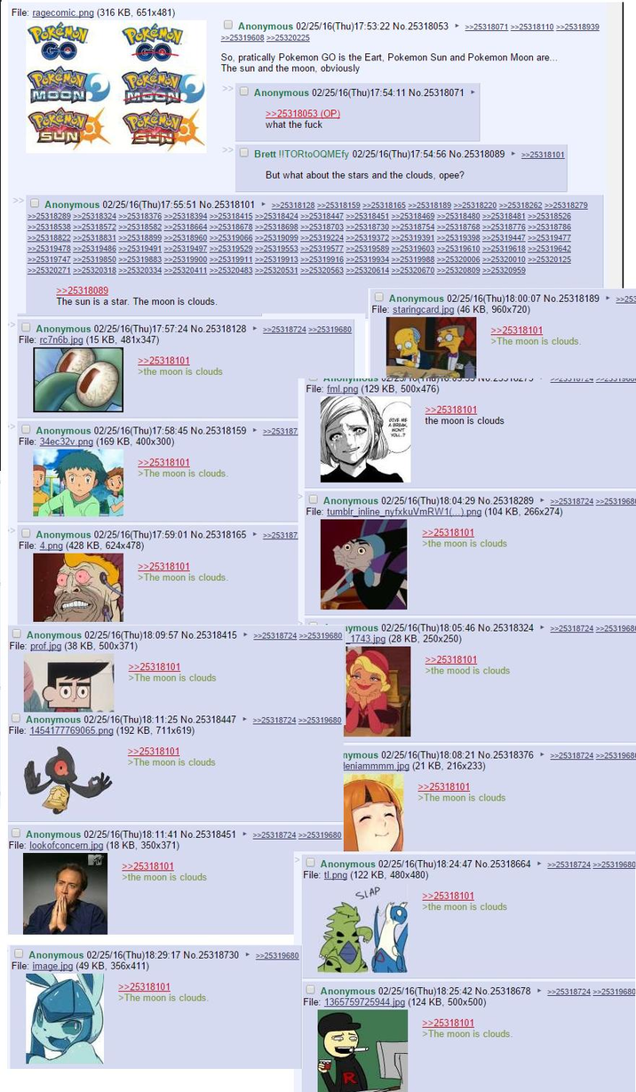 The Moon is Clouds | /r/Greentext | Know Your Meme