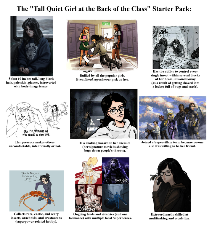 The "Tall Quiet Girl at the Back of the Class" Starter Pack: | /r ...