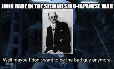 John Rabe helping with the Nanking Safety Zone | History Memes | Know ...