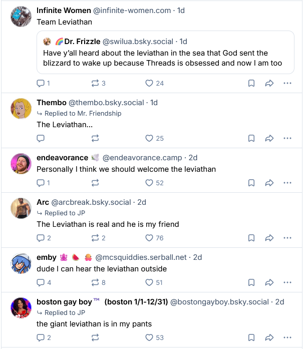 Levi-posting | Leviathan Waking Up Near Virginia | Know Your Meme